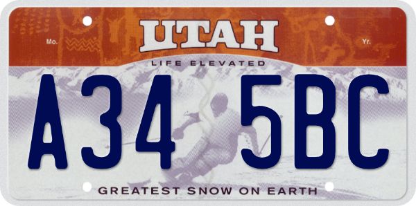 Utah License Plate Styles | Southtowne Automall
