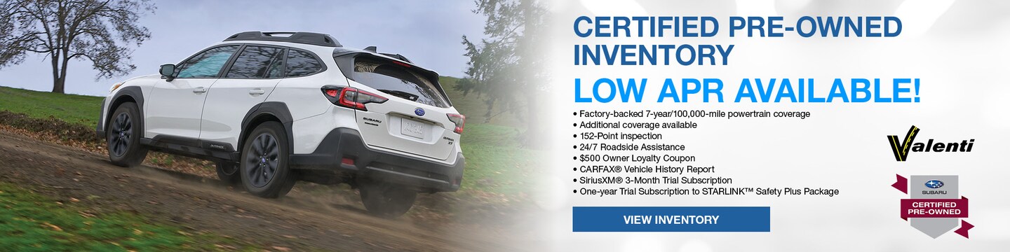 Certified For You | Valenti Subaru