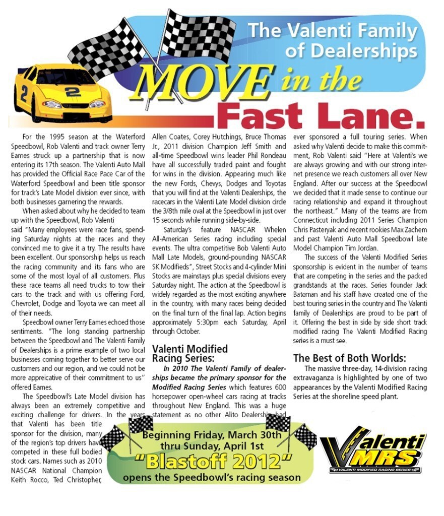 Valenti Modified Racing Series | Valenti VW of Mystic Serving Mystic, CT
