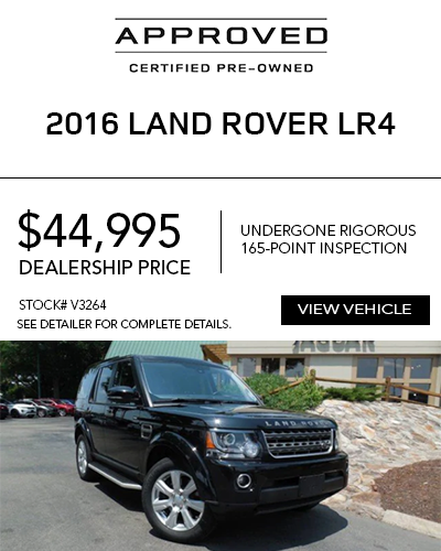 Certified Pre-Owned Vehicle Specials | Land Rover Richmond
