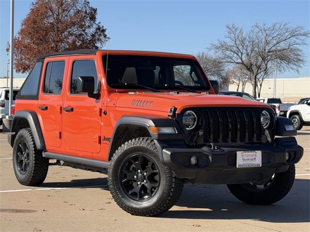 Used 2020 Jeep Wrangler Unlimited Willys For Sale in Arlington TX ...