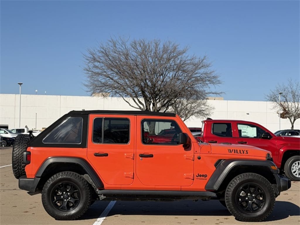 Used 2020 Jeep Wrangler Unlimited Willys For Sale in Arlington TX ...