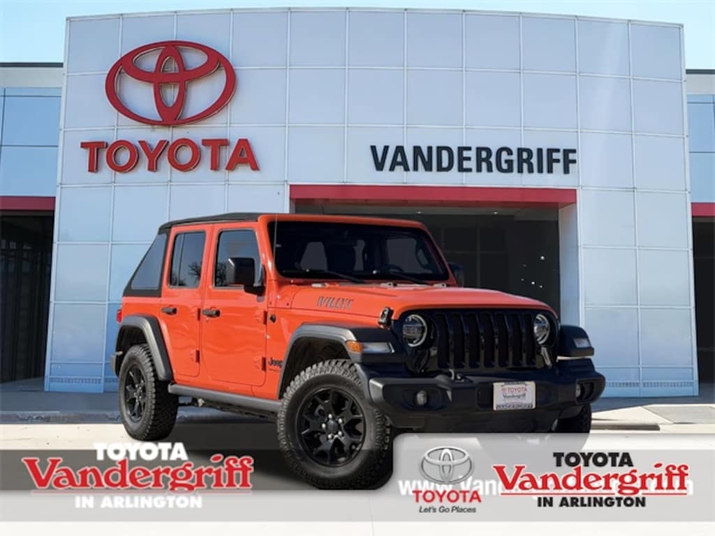 Used 2020 Jeep Wrangler Unlimited Willys For Sale in Arlington TX ...