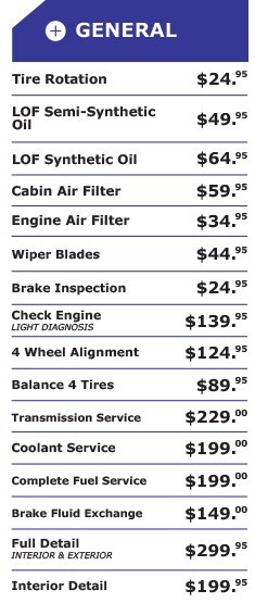 Vehicle Service Menu | Van Horn Hyundai of Sheboygan