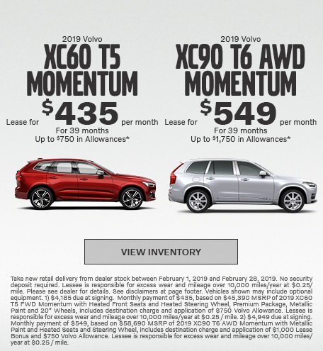 New Vehicle Specials | Volvo Cars of Austin