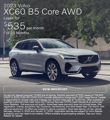 New Vehicle Specials on a New Luxury Volvo in Chicago, IL | Howard ...