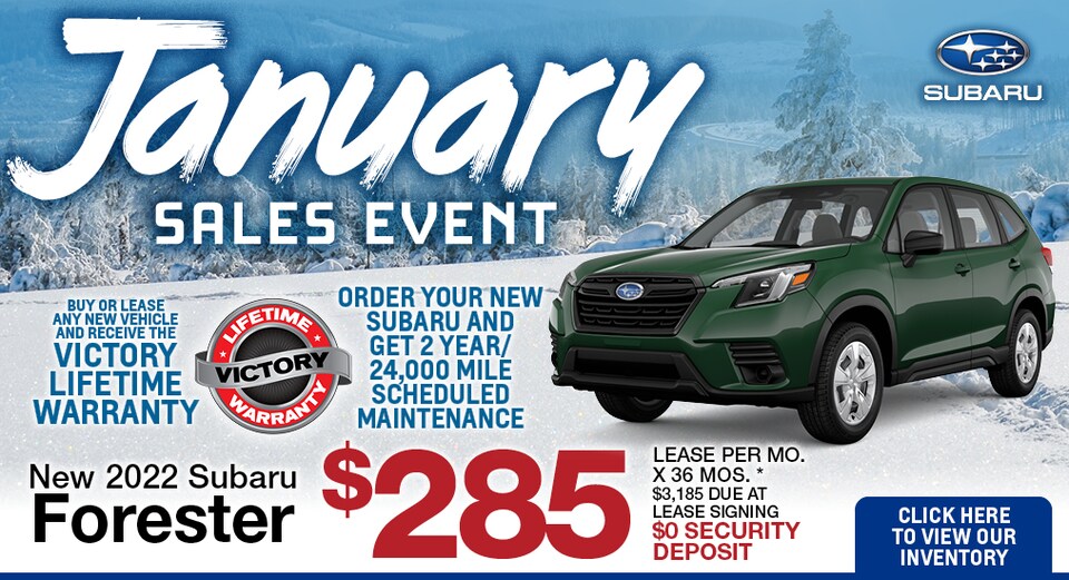 New Vehicle Specials | Victory Subaru