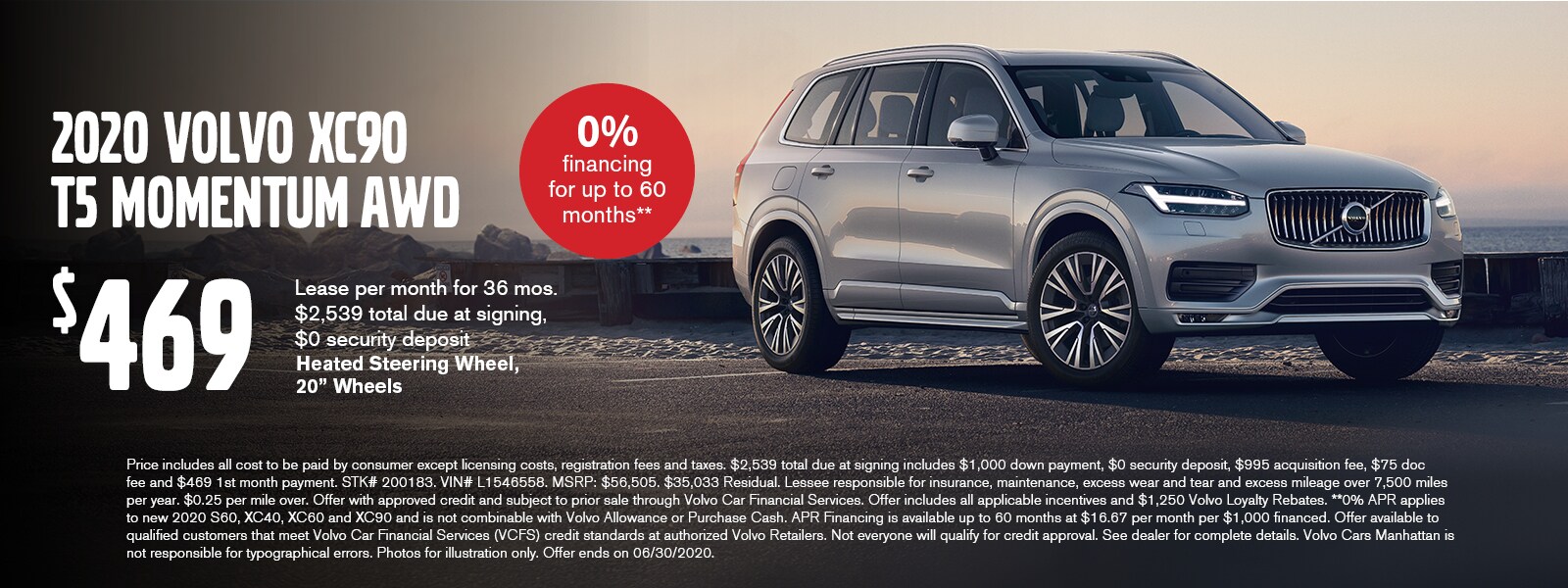 New Vehicle Specials | Volvo Cars Manhattan