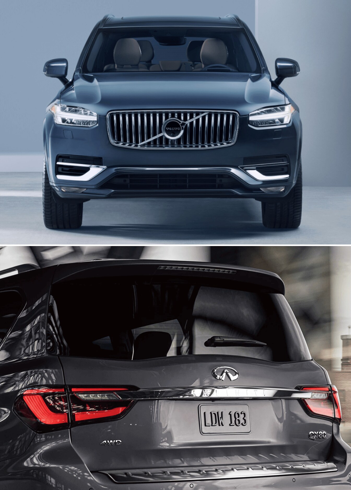 Volvo XC90 Vs. INFINITI QX80: Luxury SUV Comparison Battle