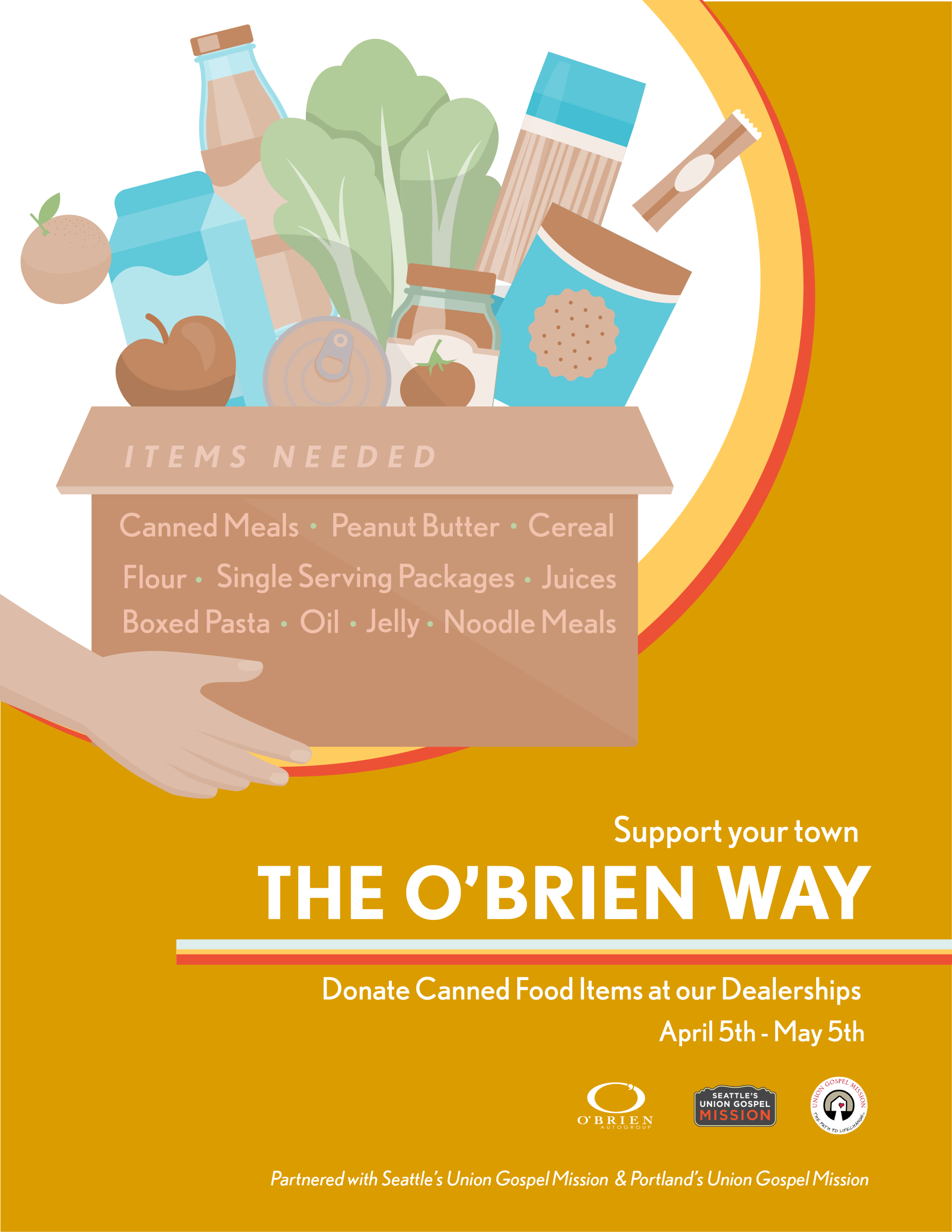 Support Your Town - Spring Food Drive | Volvo Cars Tacoma