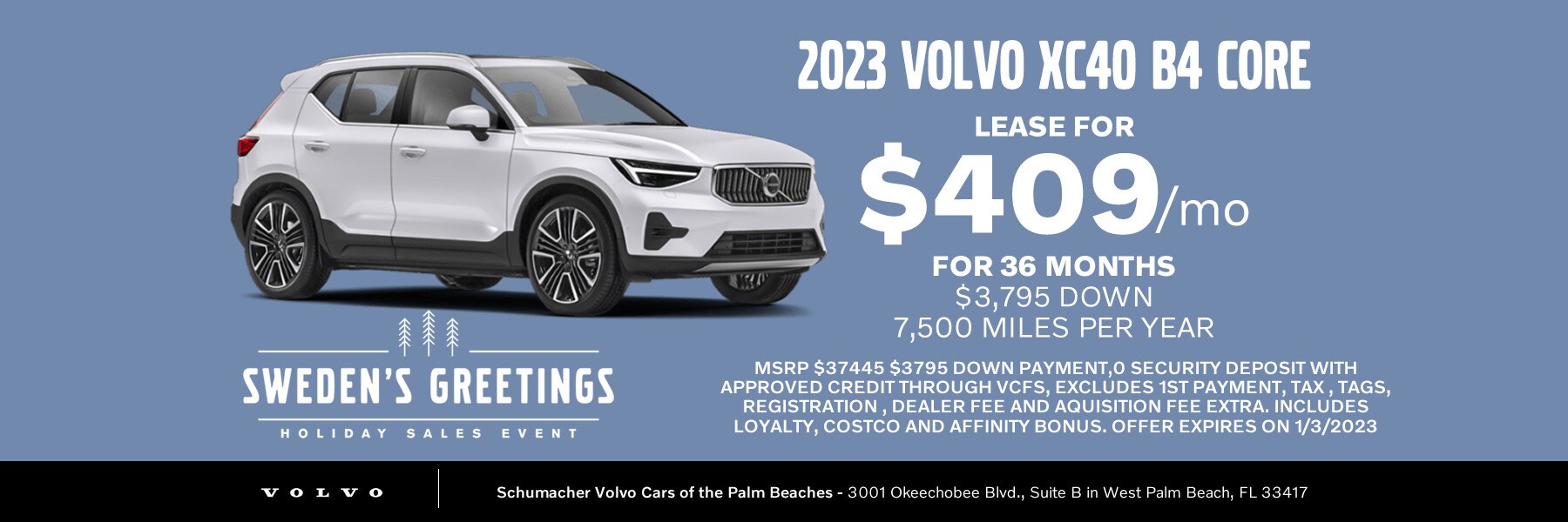 Volvo Lease Deals West Palm Beach FL | Wellington | New Specials