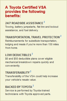 Toyota Certified Extended Service Agreements | 802 Toyota