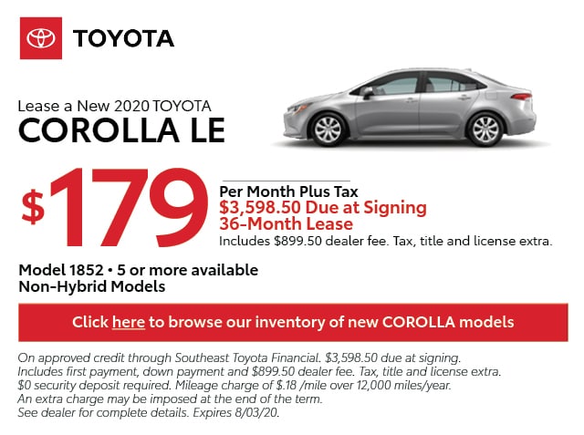 Toyota Seattle Lease Deals