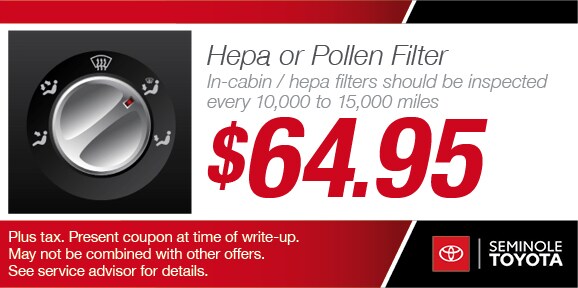 Air Filter Automotive Service Coupon Sanford FL | Cabin Air Filter ...