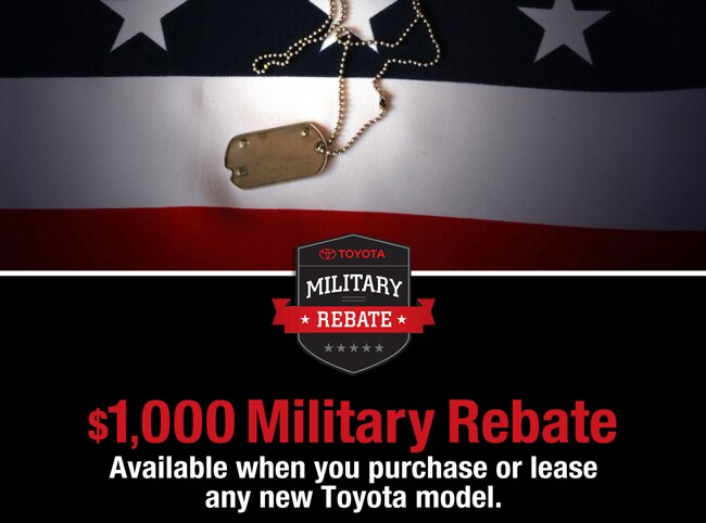 Service Members Specials | Toyota Military Rebate | Sanford & Oviedo, FL