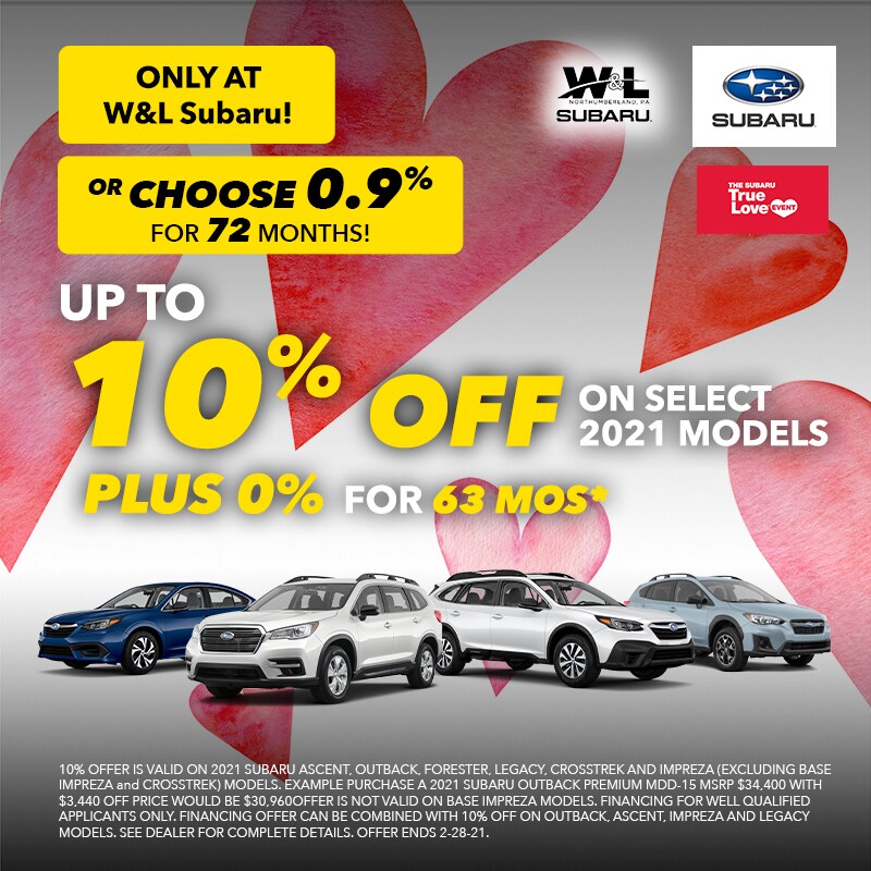 Subaru Lease Deals Northumberland PA | New Subaru Specials