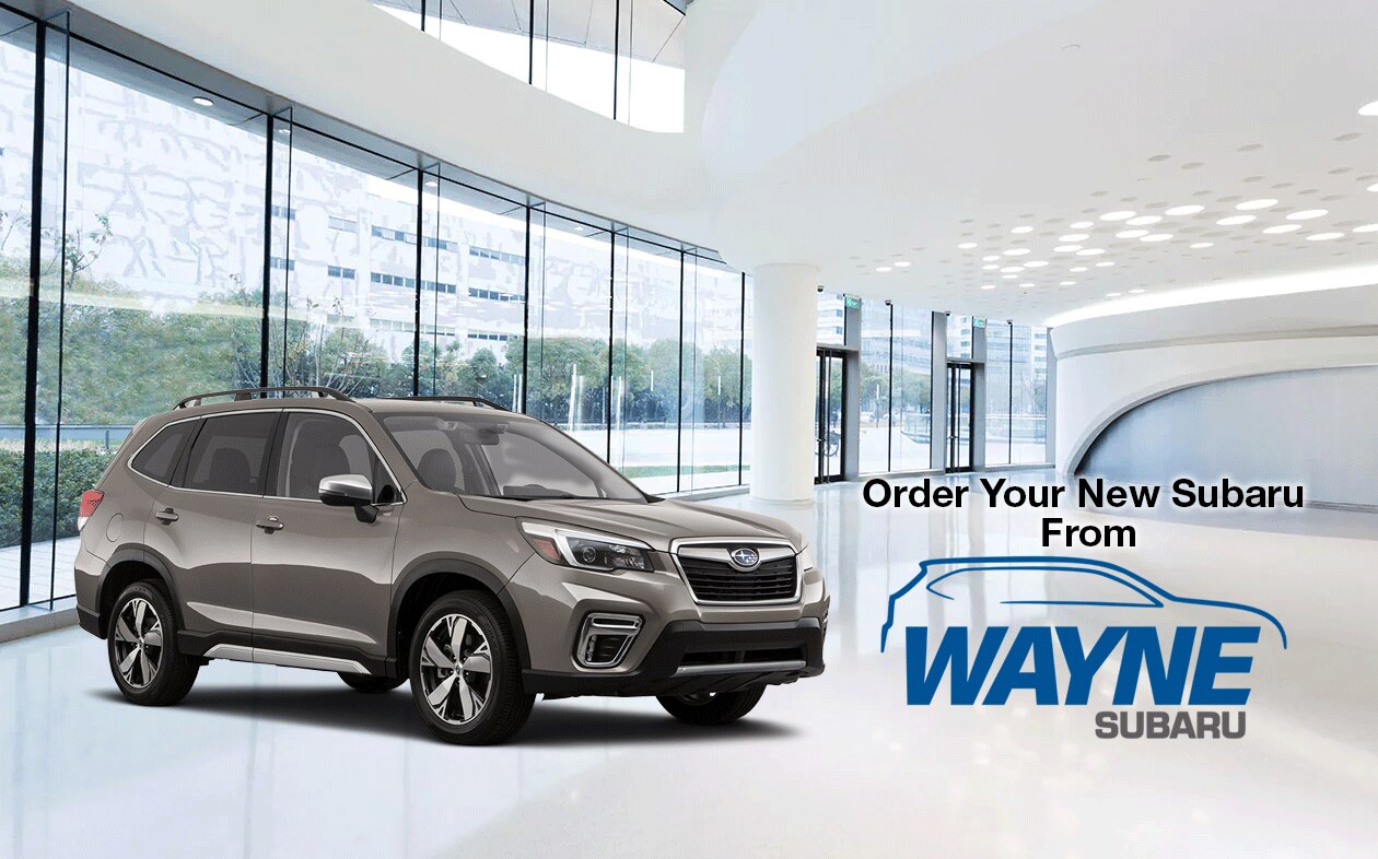 Order Your New Online Subaru Today from Wayne Subaru