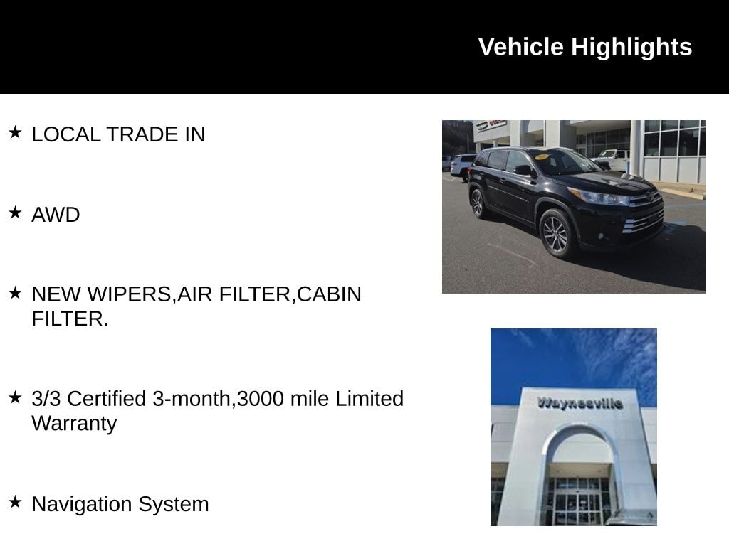 Used 2018 Toyota Highlander For Sale at Autostar Chevrolet of ...