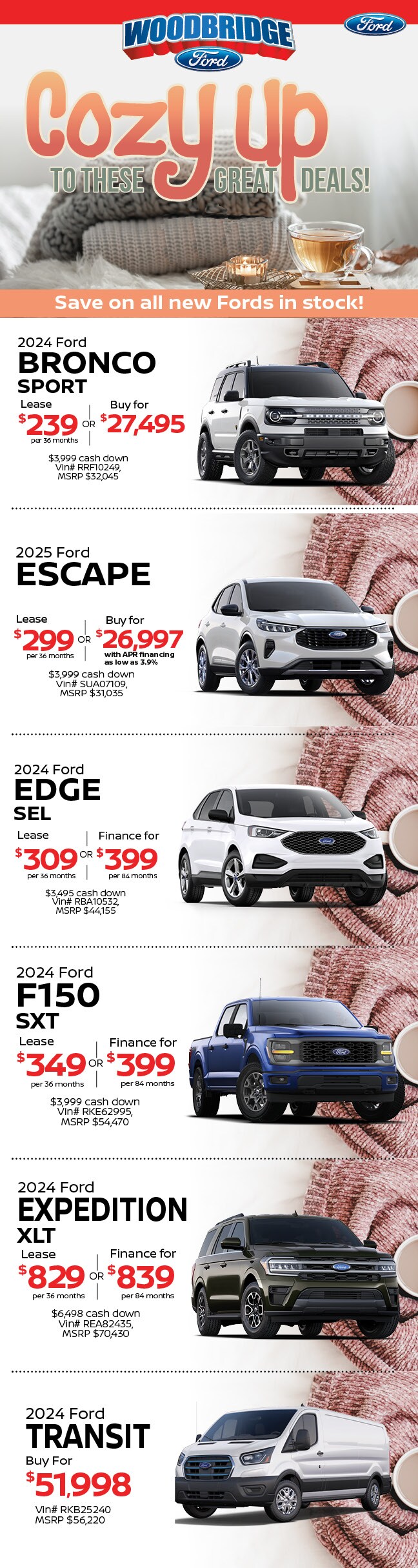 New Ford Specials in Woodbridge NJ | Woodbridge Ford