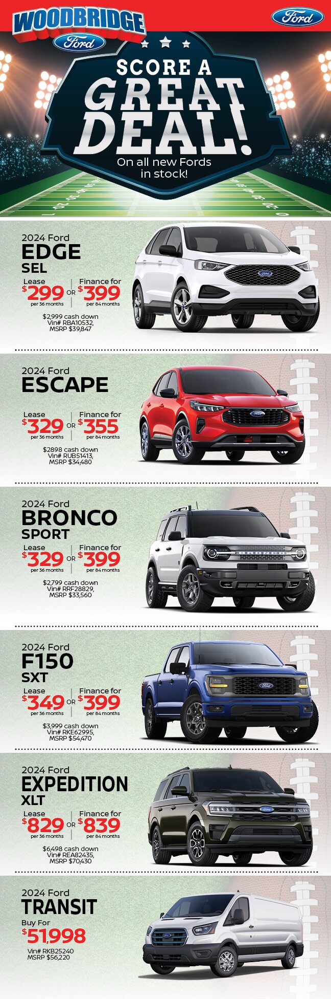 New Ford Specials in Woodbridge NJ | Woodbridge Ford