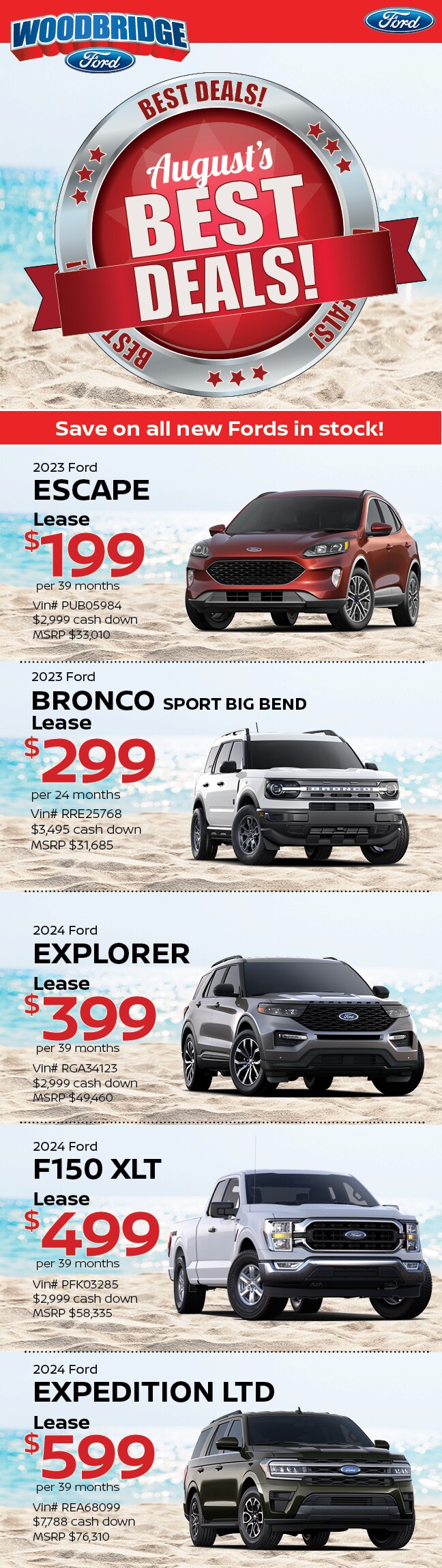 New Ford Specials in Woodbridge NJ | Woodbridge Ford