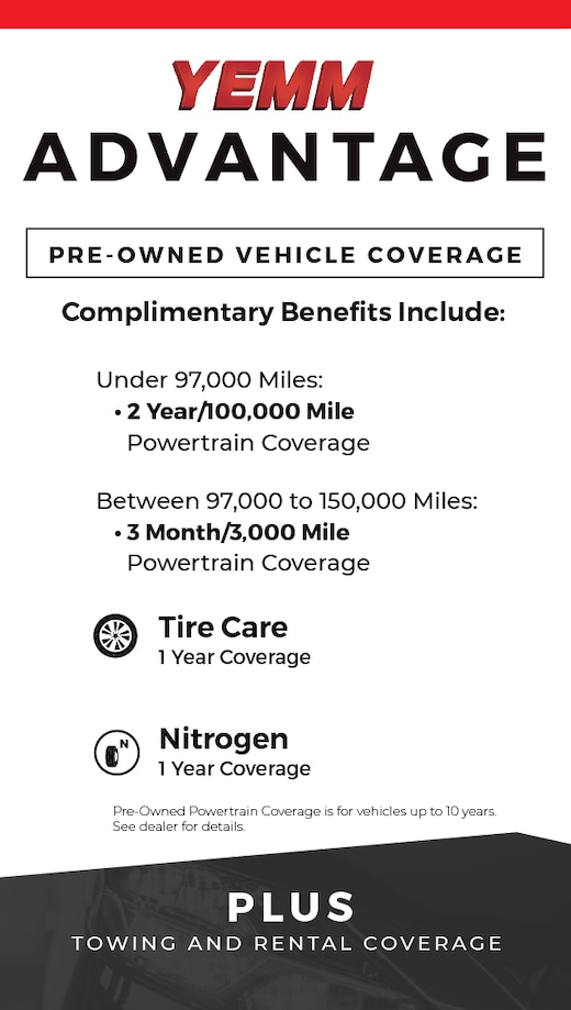 Pre-Owned Vehicle Specials | Yemm Automotive Group