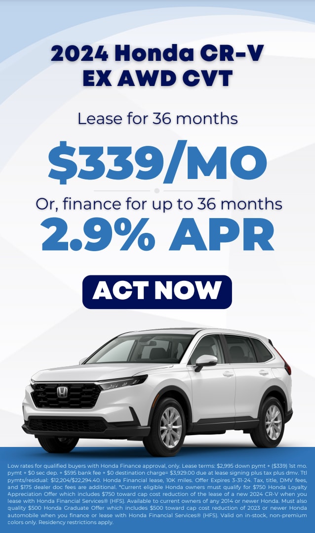 Shop Our Monthly New Car Lease Specials | Yonkers Honda | Near Mount Vernon