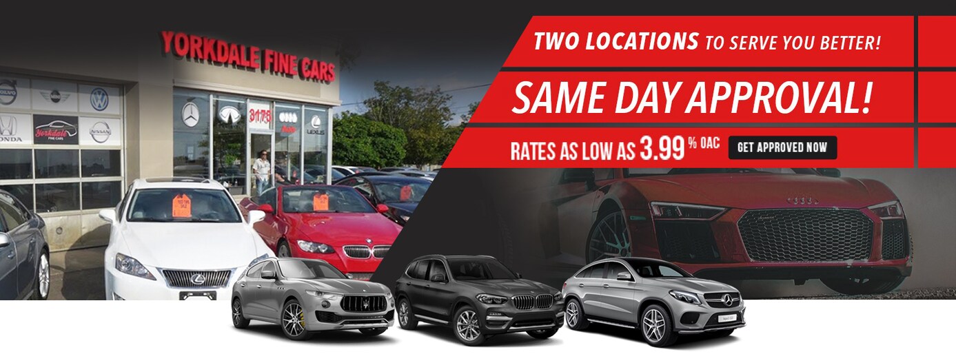 Yorkdale Fine Cars | Used Dealership in Toronto, ON