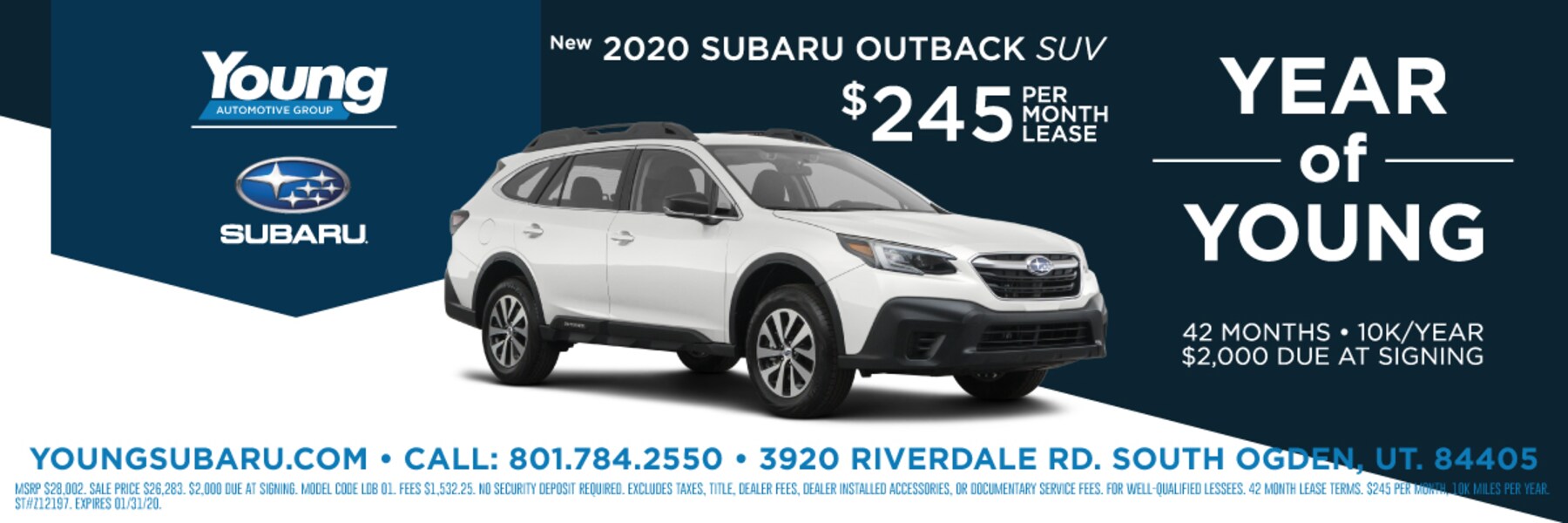 Young Subaru in Ogden, UT | New 2020 & Used Subaru Vehicles for sale ...