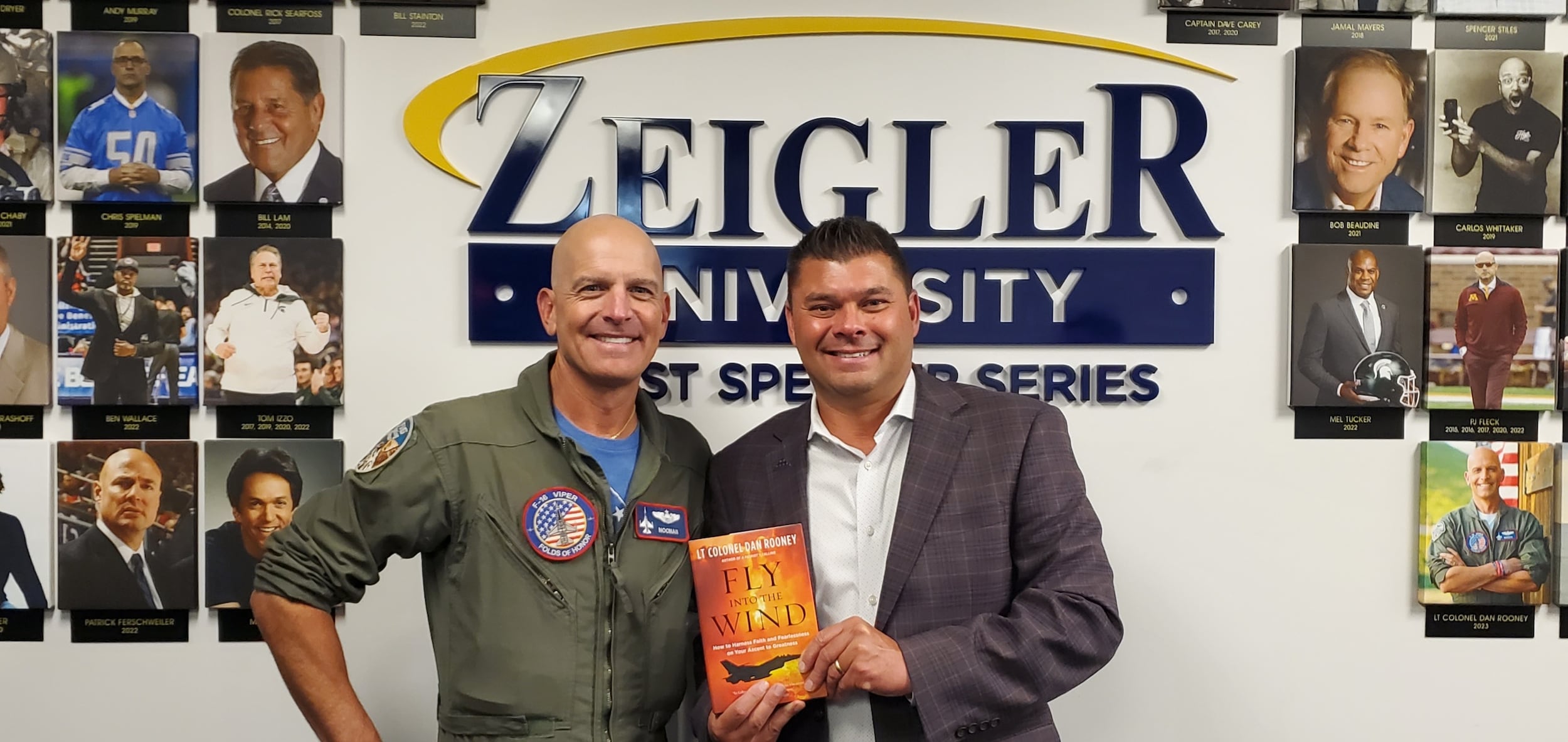 Folds of Honor CEO Lt. Colonel Dan Rooney Joins the Zeigler University ...