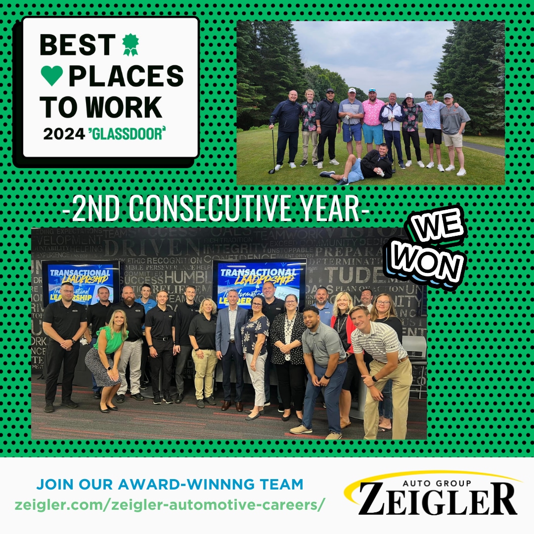 Glassdoor Honors Zeigler Auto Group for a Second Consecutive Year with ...
