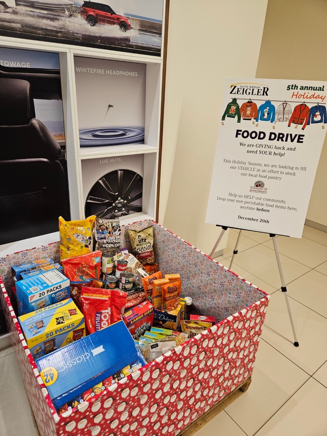 Zeigler’s 5th Annual Ugly Sweater Holiday Food Drive Brings in 36,267 ...