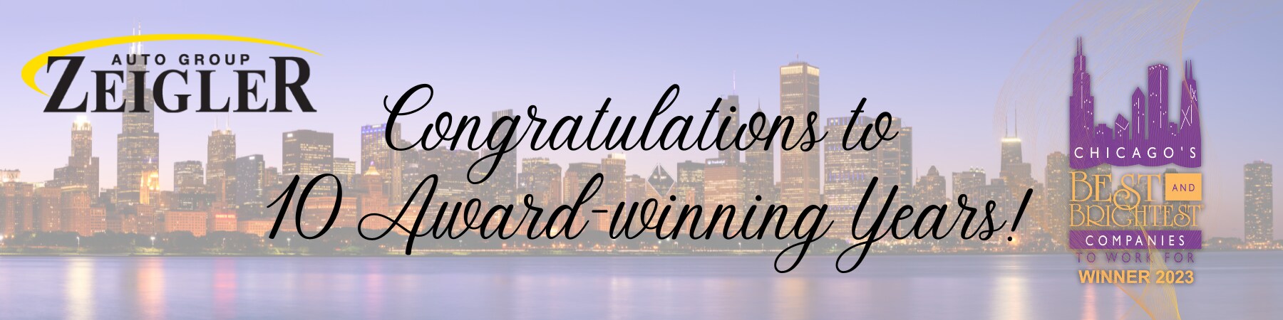 Zeigler Auto Group Honored with Chicago’s Best & Brightest Companies To ...