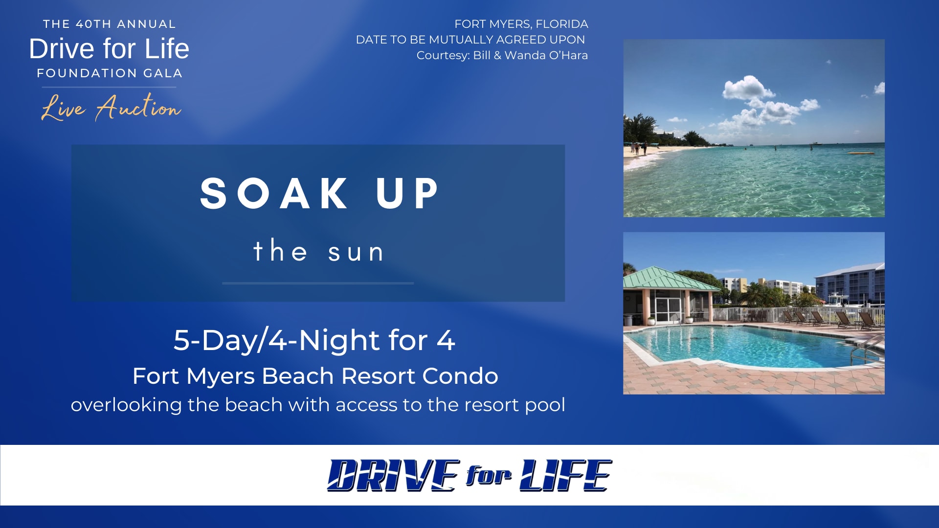 DRIVE FOR LIFE | LIVE AUCTION | Drive For Life
